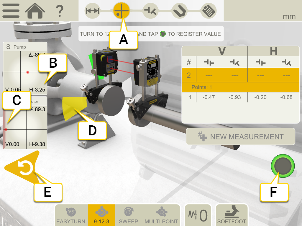 Measure using 9-12-3